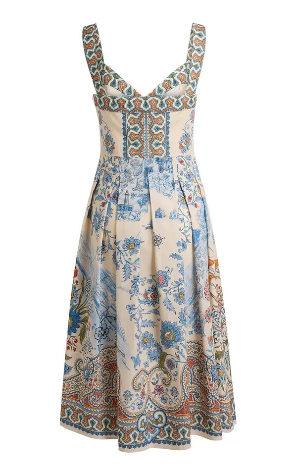 Etro Sleeveless Cotton Midi Dress