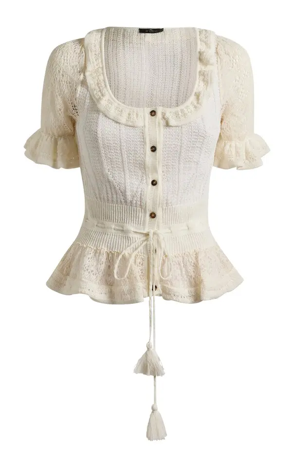 Etro Tie-detailed Knit Top