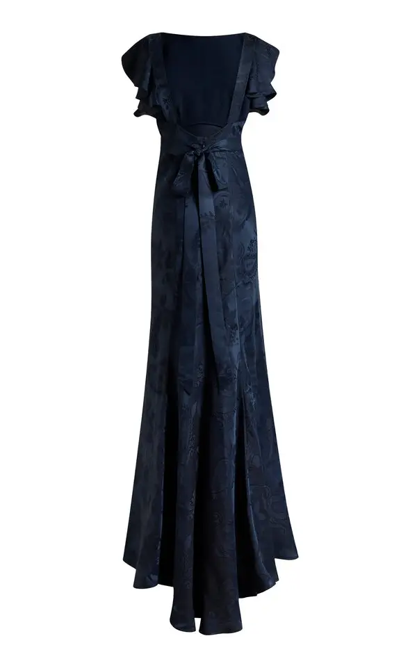Etro Ruffled Silk-blend Gown
