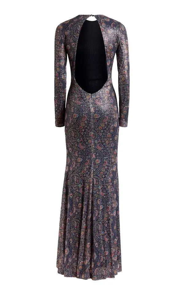Etro Long-sleeve Gown