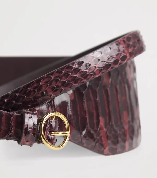 Alaïa Wide Leather Belt