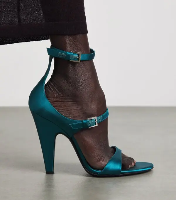 Alaïa Suede Strappy Heeled Sandals 110