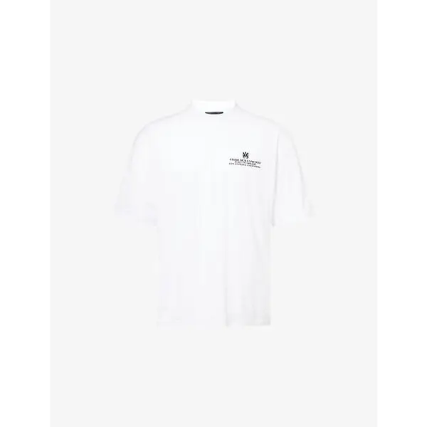 Amiri Built On Dreams Oversized Cotton-jersey T-shirt - White