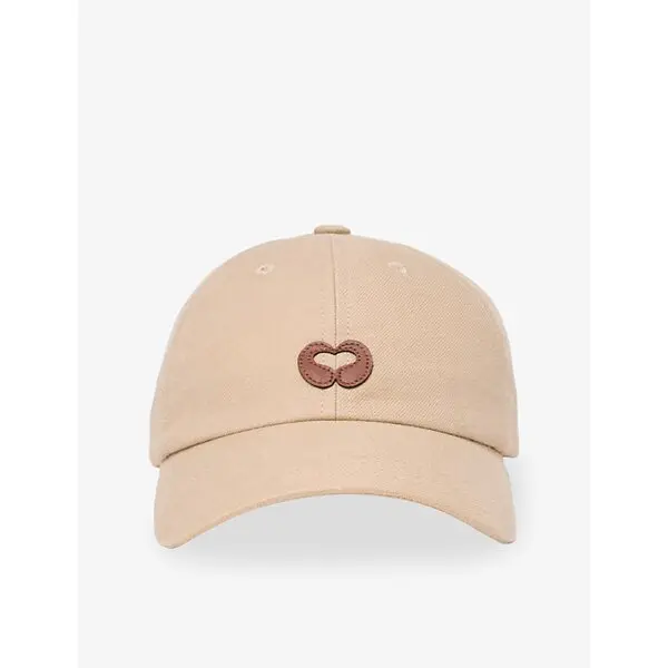 Maje Logo-appliqué Canvas Baseball Cap