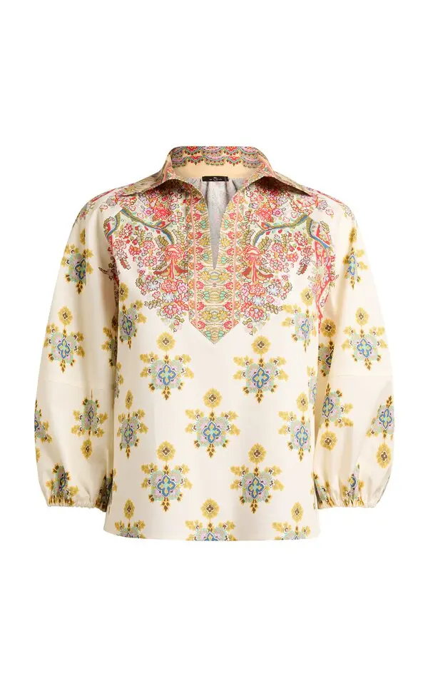 Etro Printed Cotton Top
