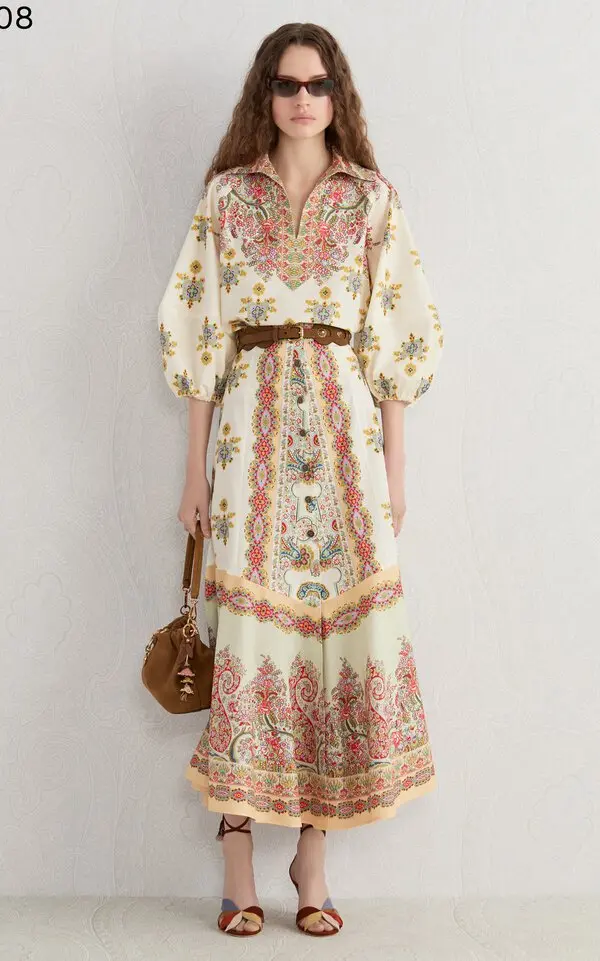Etro Small Suede Vela Blossom Shoulder Bag