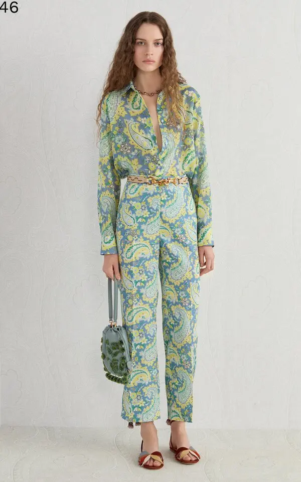 Etro Paisley Arnica Necklace