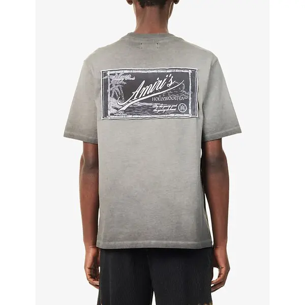 Amiri Quality Goods Label Cotton-jersey T-shirt