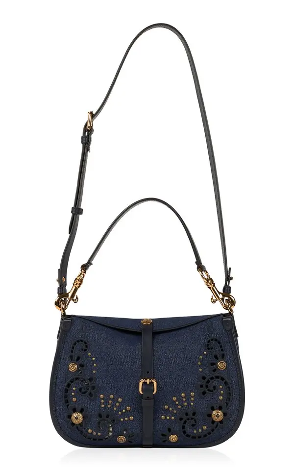 Etro Medium Denim Crossbody Bag
