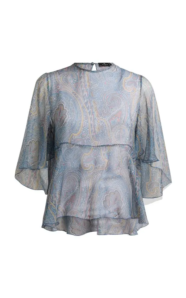 Etro Printed Silk Blouse