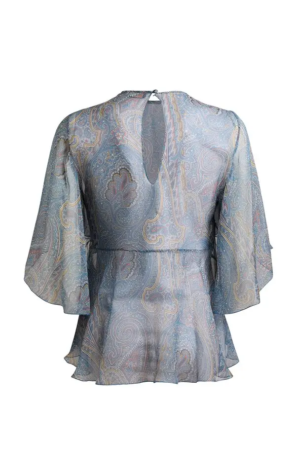 Etro Printed Silk Blouse