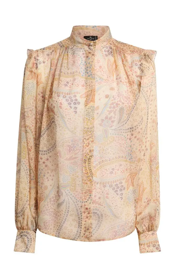 Etro Printed Silk Blouse - Multi