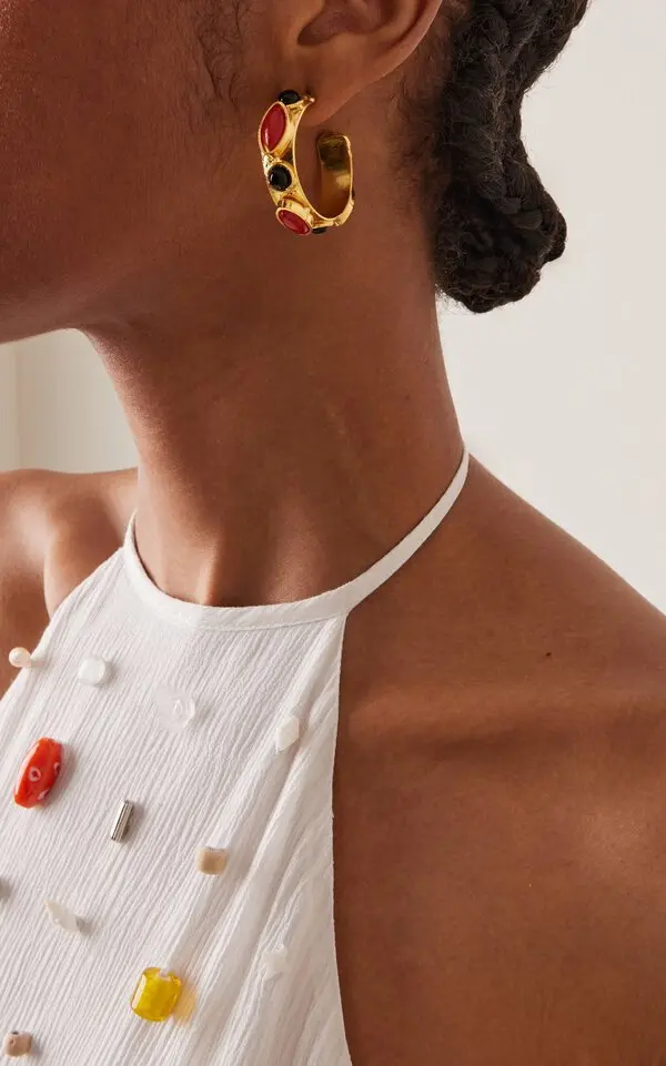 Sylvia Toledano Gold Plated Earrings