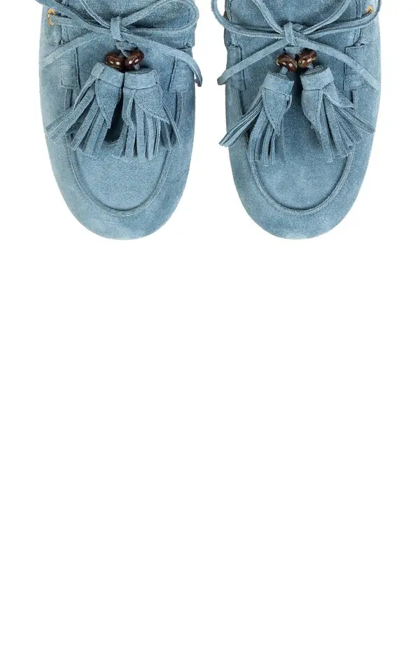 Etro Suede Fondo Boat Shoes