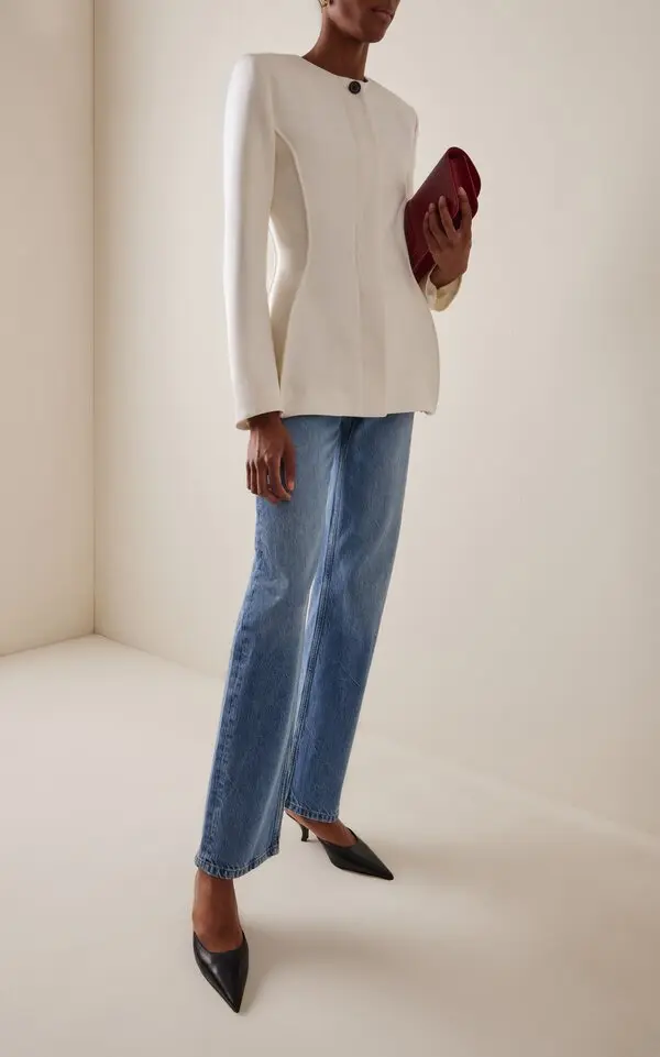 Brandon Maxwell Lowry Straight-leg Jeans