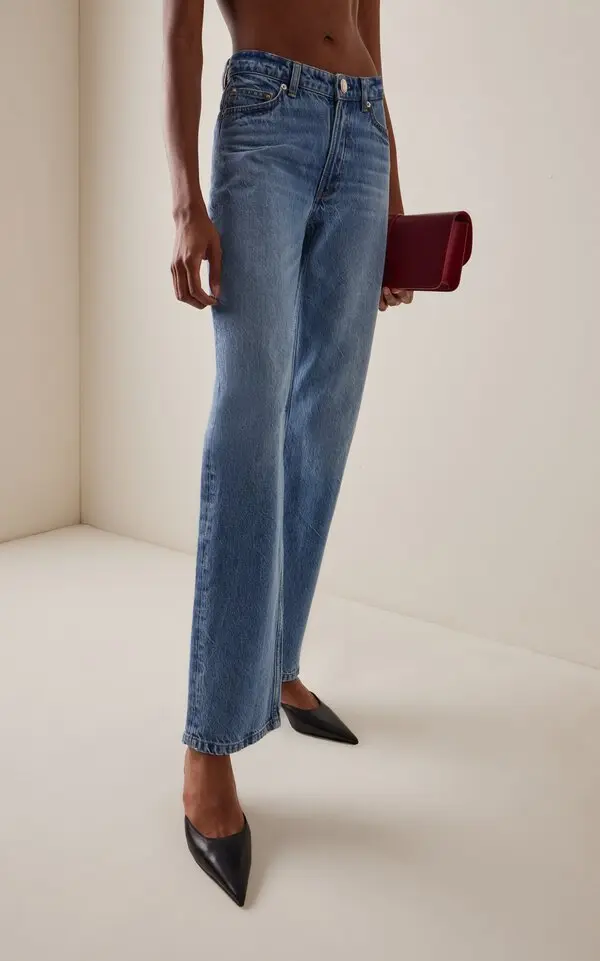 Brandon Maxwell Lowry Straight-leg Jeans