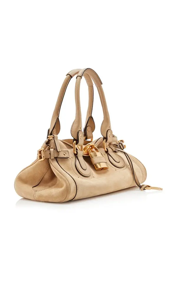 Chloé Paddington Suede Shoulder Bag