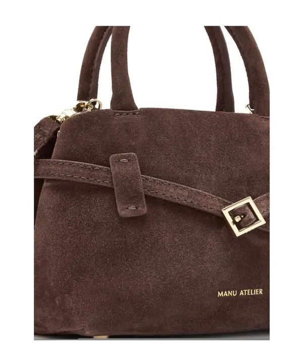 Manu Atelier Leather Tote Bag