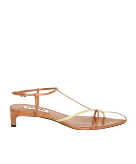 JIL SANDER Cage Low-heel Sandals