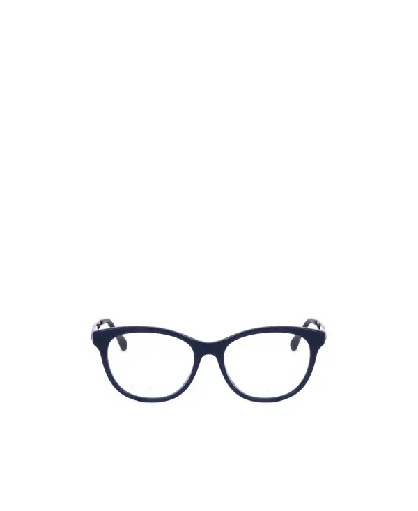 JIMMY CHOO Oval Frame Glasses - Blue