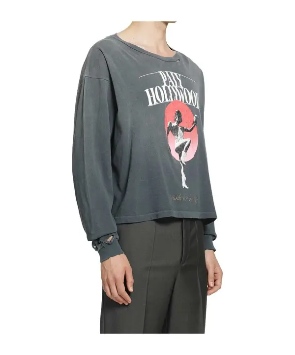 PALY HOLLYWOOD Crew Neck Long-sleeved T-shirt