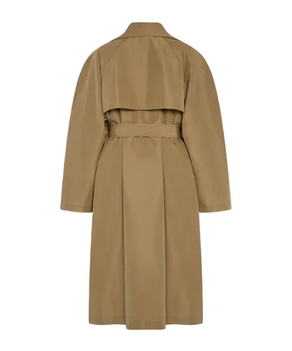 THE ROW Amapola Belted Trench Coat - Sandy Buff