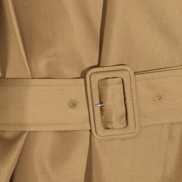 THE ROW Amapola Belted Trench Coat - Sandy Buff