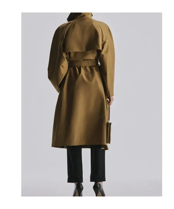 THE ROW Amapola Belted Trench Coat - Sandy Buff