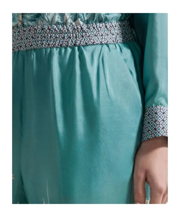 Seventy Floral Print Wide-leg Trousers