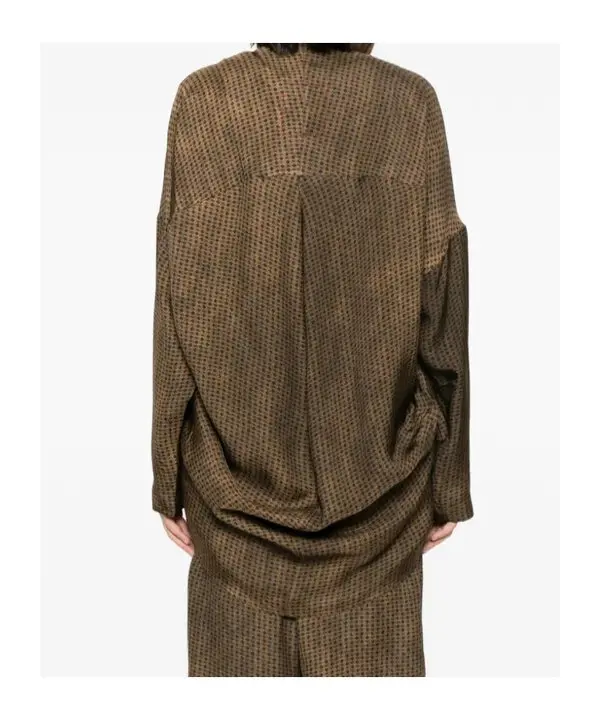 UMA WANG Geometric Pattern Top