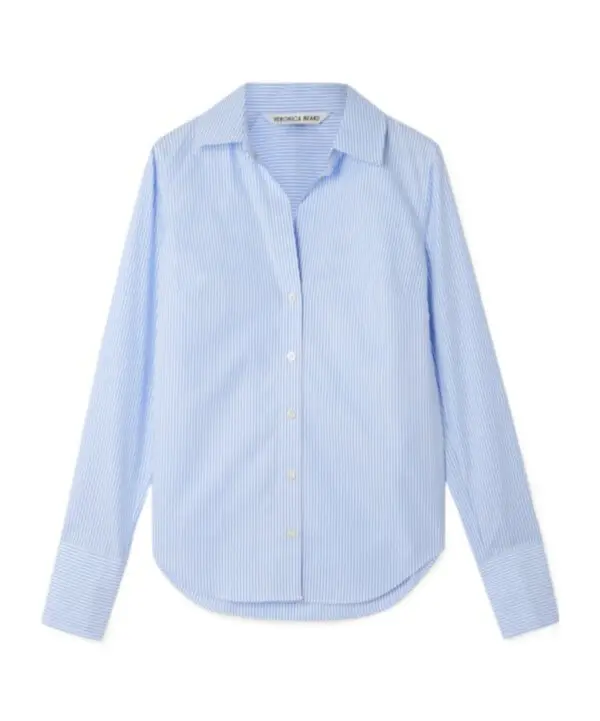 Veronica Beard Amelia Striped Cotton-poplin Shirt