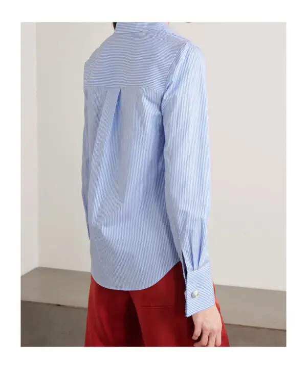 Veronica Beard Amelia Striped Cotton-poplin Shirt
