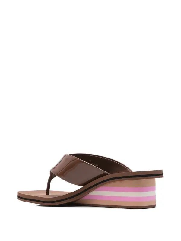 Chloé Swimming Cool" Wedge Thongs