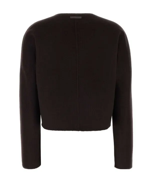 Calvin Klein Cropped V-neck Jacket - No