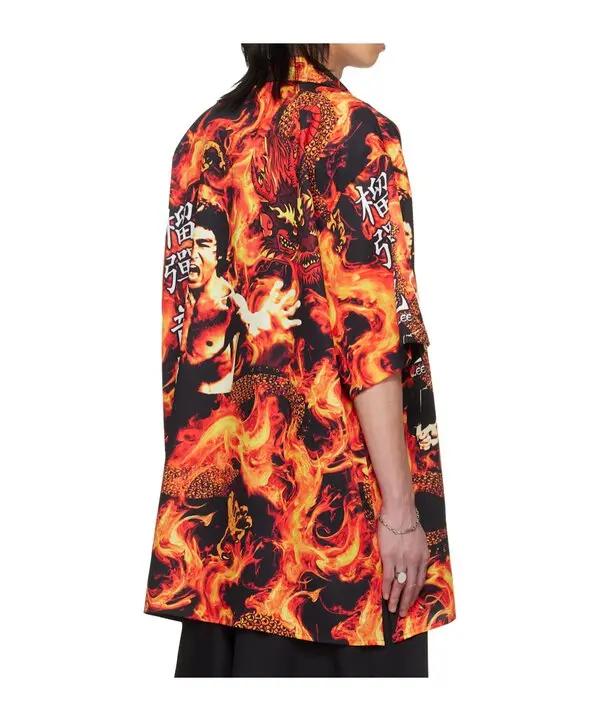 LU'U DAN Bruce Lee X Collaboration Sleaze Short-sleeve Shirt
