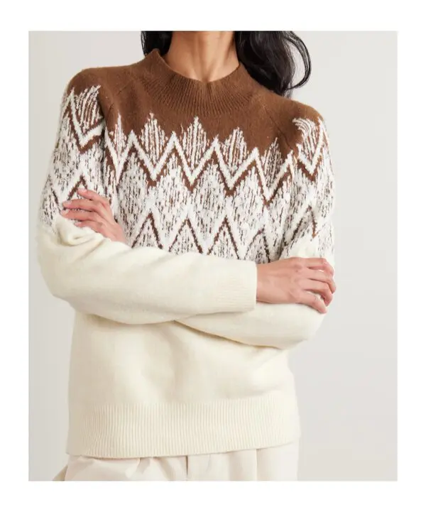 Varley Siren Fair Isle Knitted Sweater