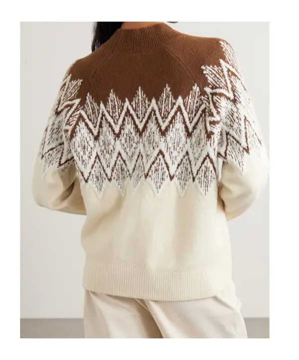 Varley Siren Fair Isle Knitted Sweater