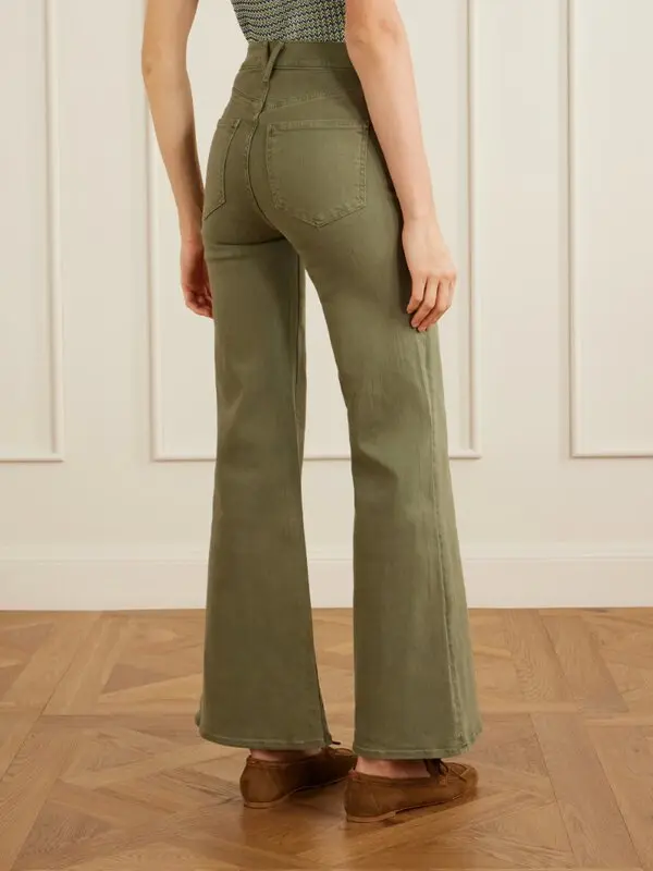 Veronica Beard Joplin High-rise Flared Jeans