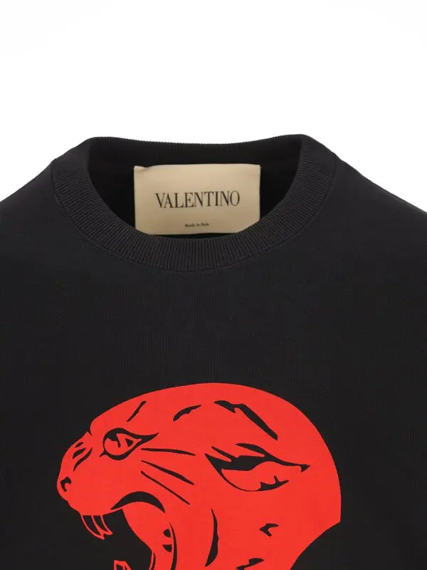 Valentino Garavani Animal Printed Crewneck Sweatshirt