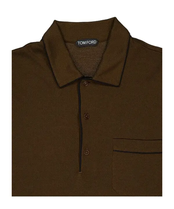 TOM FORD Long-sleeved Polo Shirt