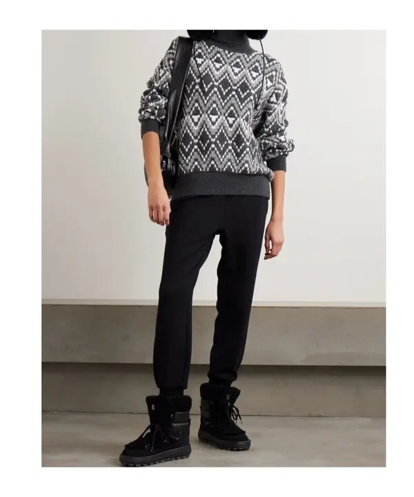 Varley Ida Fair Isle Knitted Turtleneck Sweater