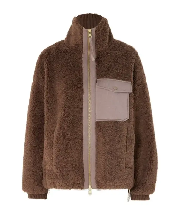 Varley Lowell Sherpa Jacket - Chestnut