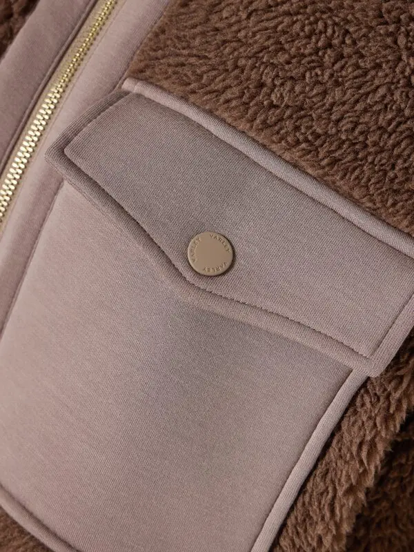 Varley Lowell Sherpa Jacket - Brown