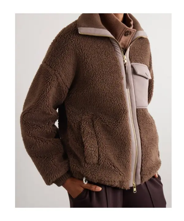 Varley Lowell Sherpa Jacket - Brown