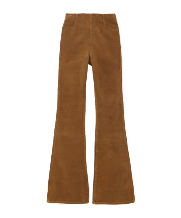 Veronica Beard Beverly Stretch-cotton Corduroy Flared Pants