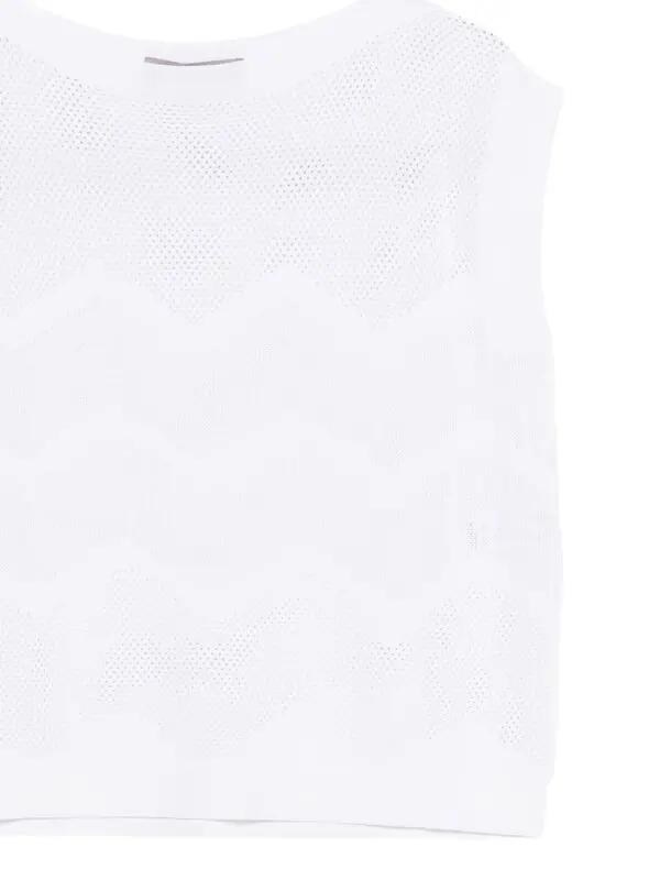 D.exterior Chevron Tank Top