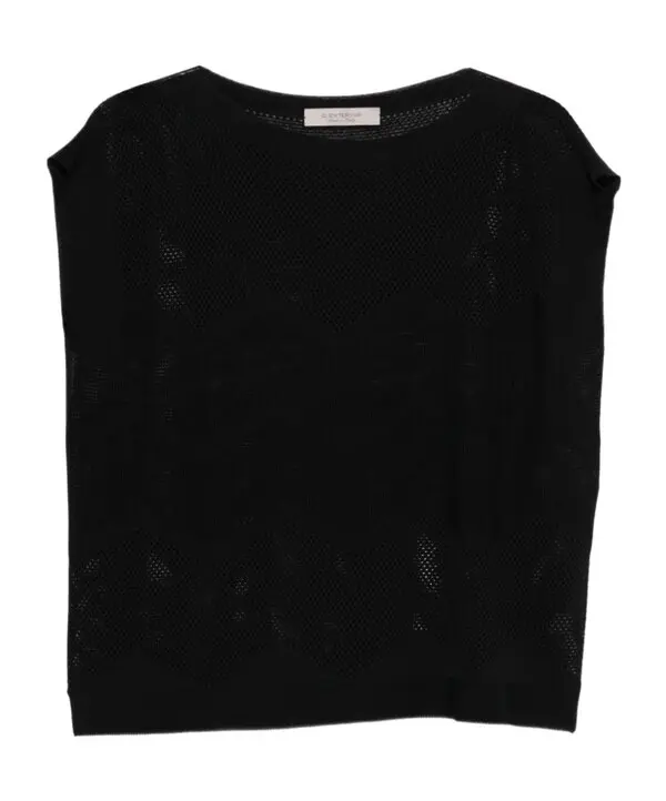 D.exterior Sleeveless Knitted Top