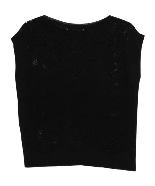 D.exterior Sleeveless Knitted Top