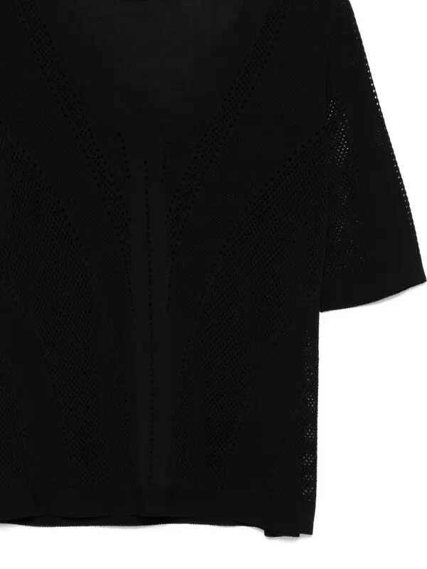 D.exterior V-neck T-shirt