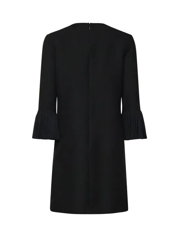 Valentino Garavani Pleated Cuff Dress